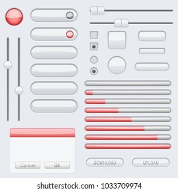 Toggle Switch On Off Button Web Stock Vector (Royalty Free) 117601015 ...