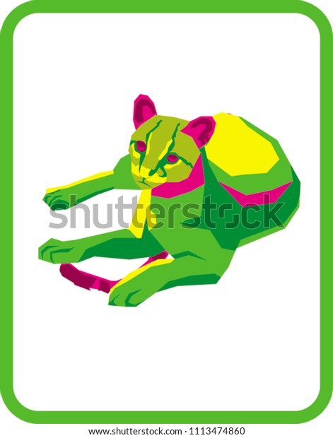 Wildcat Vector Image Stock Vector (Royalty Free) 1113474860 | Shutterstock