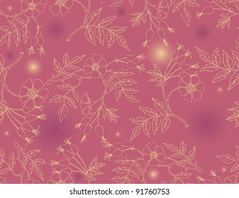 Wildrose Pattern Stock Vector (Royalty Free) 91760753 | Shutterstock