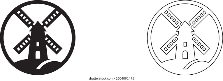 Windmill Blade Vector