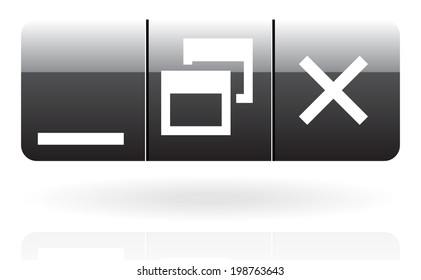 11+ Thousand Minimize Maximize Icon Royalty-Free Images, Stock Photos & Pictures | Shutterstock