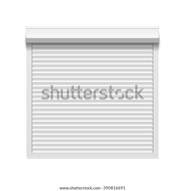 Window Roller Shutters Vector Illustration Stock Vector (Royalty Free ...