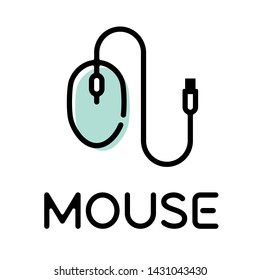 Mouse Icon Vector Illustration Template Stock Vector (Royalty Free ...