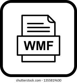 Wmf File Document Icon Stock Vector (Royalty Free) 1355819630 | Shutterstock