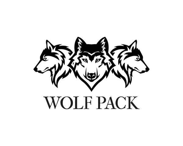 Black Wolf Pack Wallpaper