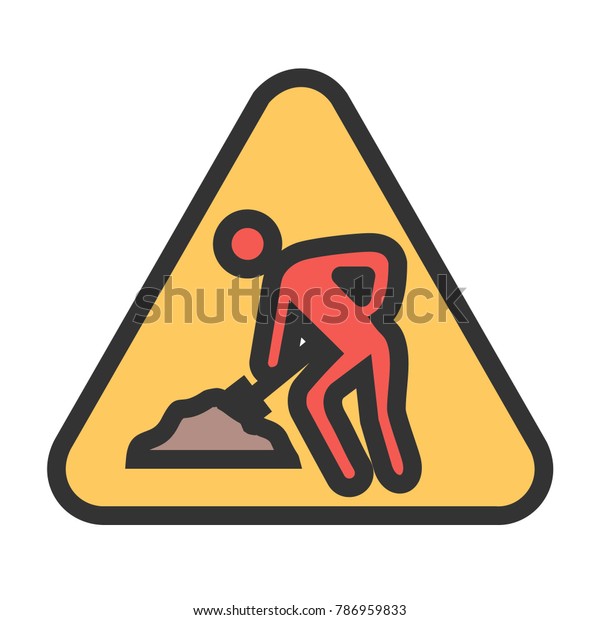 Work Progress Sign Board Stock Vector (Royalty Free) 786959833 ...