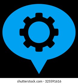 Workshop Map Marker Vector Icon Style Stock Vector (Royalty Free ...