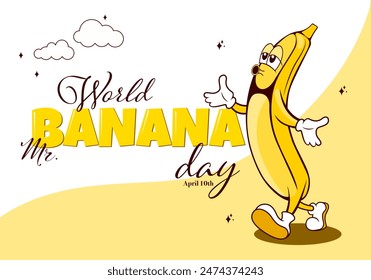 Banana Day Logo International Banana Day Stock Vector (Royalty Free ...
