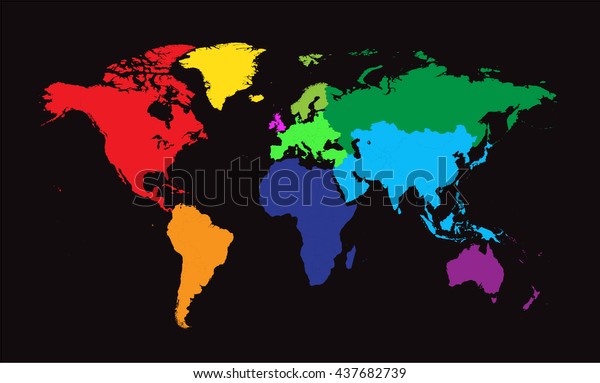 World Map Borders Vector: เวกเตอร์สต็อก (ปลอดค่าลิขสิทธิ์) 437682739 ...
