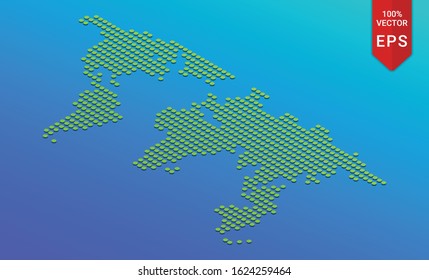 1,014 Doted World Map Stock Vectors, Images & Vector Art | Shutterstock
