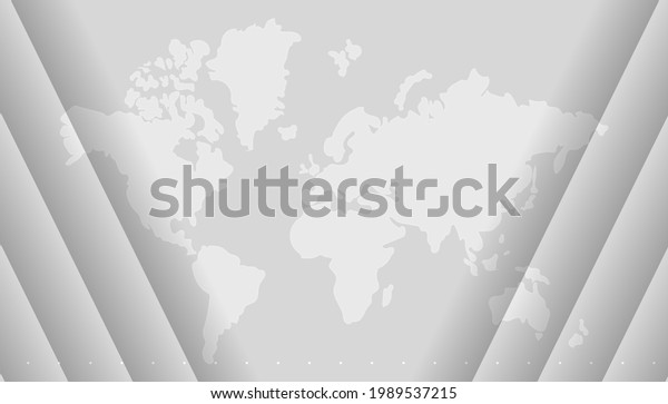 World Map Presentation Background Vector Design Stock Vector (Royalty ...