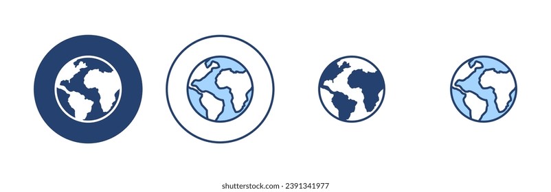 World Map Vector Worldmap Sign Symbol Stock Vector (Royalty Free ...