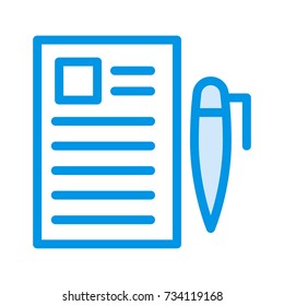 Police Report Worksheet Icon Vector Outline Stock Vector (Royalty Free ...