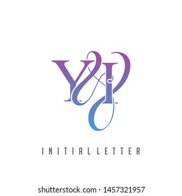 Y Yi Logo Initial Vector Mark Stock Vector (Royalty Free) 1457321957 ...