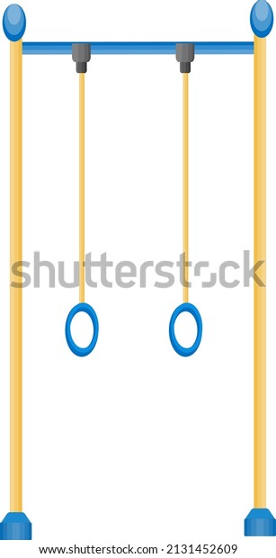 Yellow Monkey Bars Illustration Vector On Stock Vector (Royalty Free ...