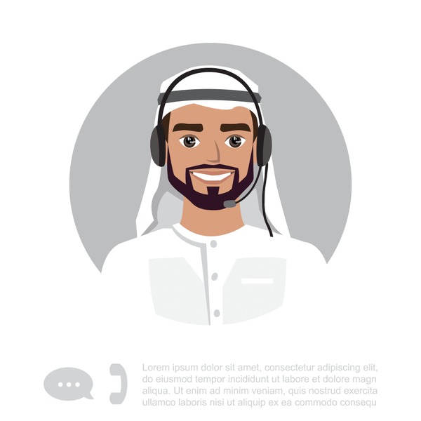 Arab Customer Service: Over 878 Royalty-Free Licensable Stock Vectors ...