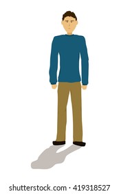 Young Man Vector Stock Vector (Royalty Free) 419318527 | Shutterstock