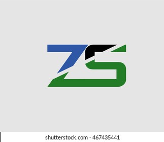 Z S Logo Vector Logotype Template Stock Vector (Royalty Free) 467435441 ...