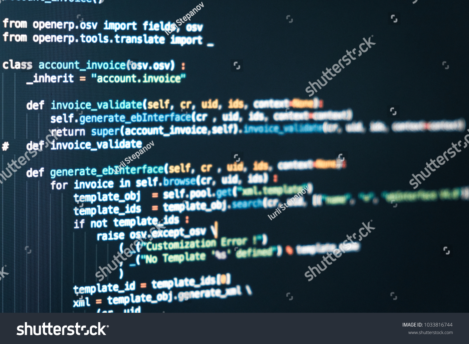 Coding Programmer Abstract Background Computer Language Stock Photo 1033816744 | Shutterstock