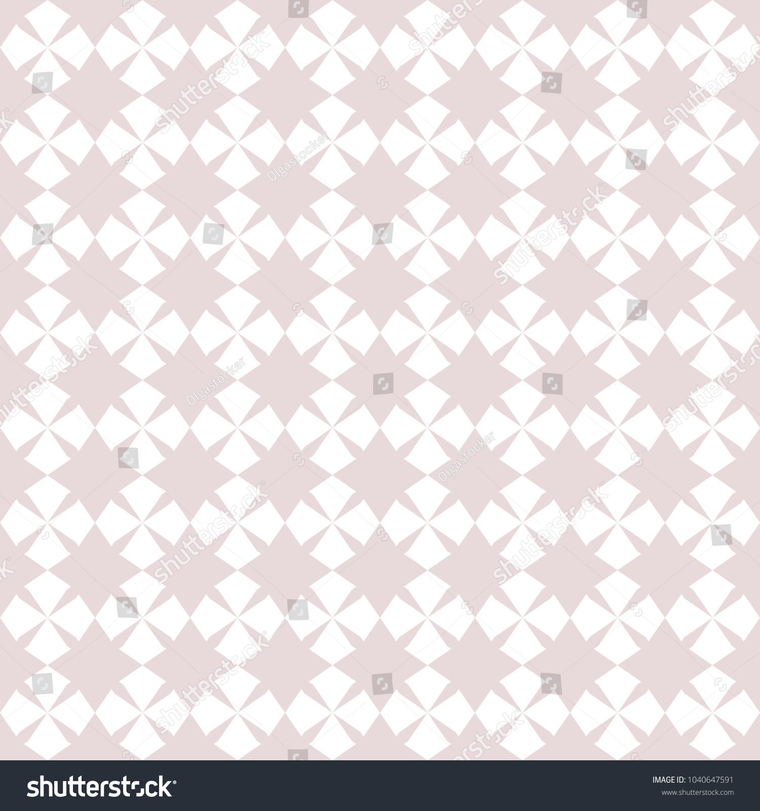 Subtle Vector Ornamental Seamless Pattern Minimalist Stock Vector ...