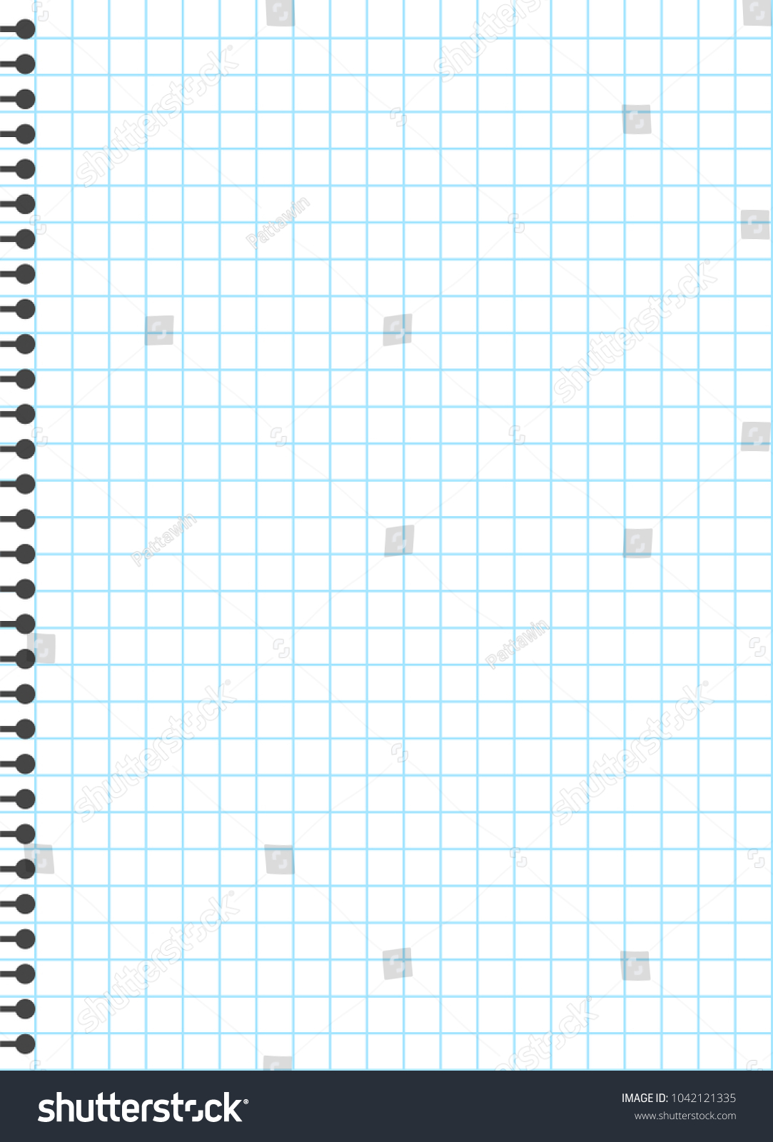 Blank Lined Paper Template One Page Stock Vector (Royalty Free ...