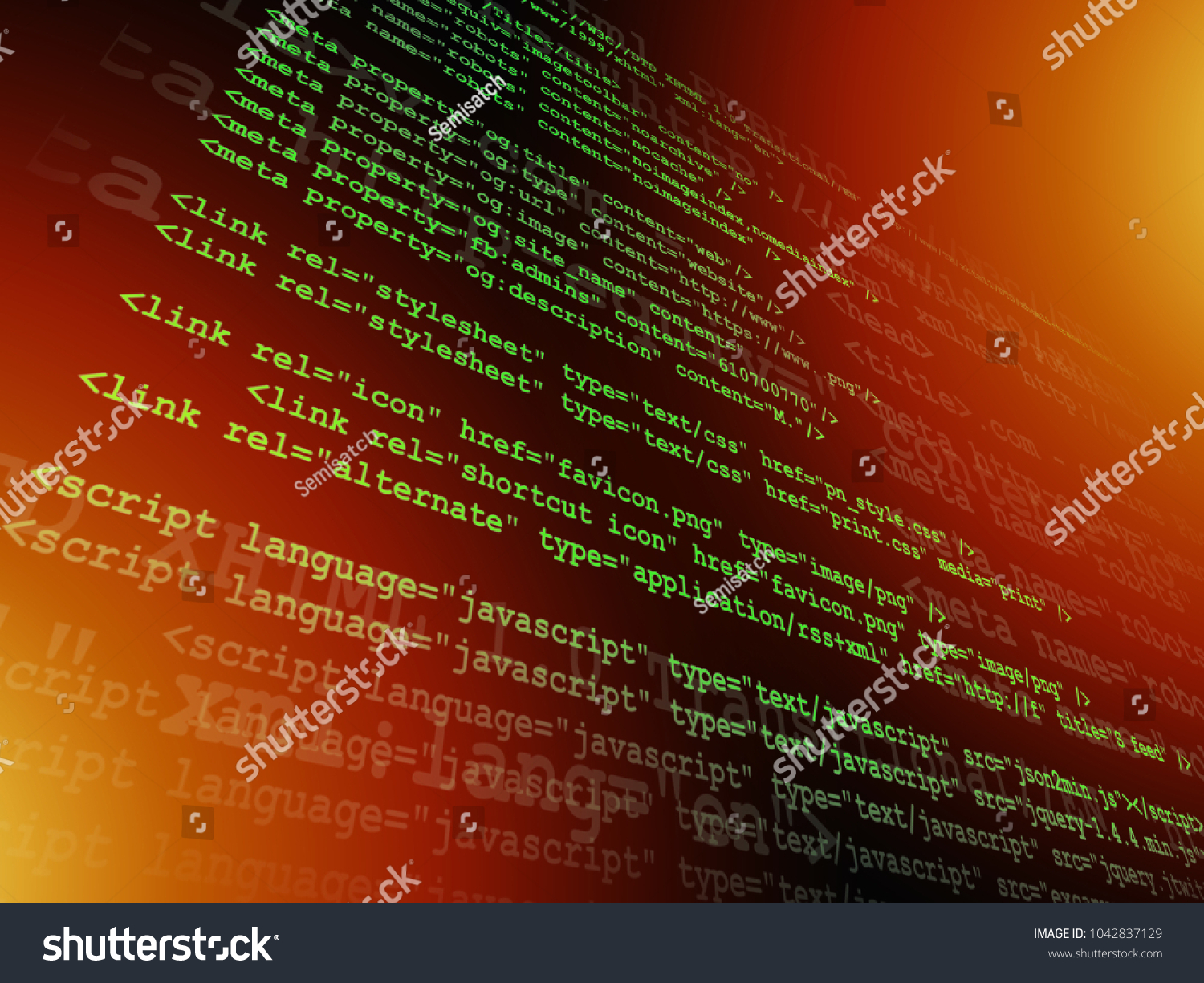 Source Code Programming Concept 3d Source Stock Illustration 1042837129 | Shutterstock