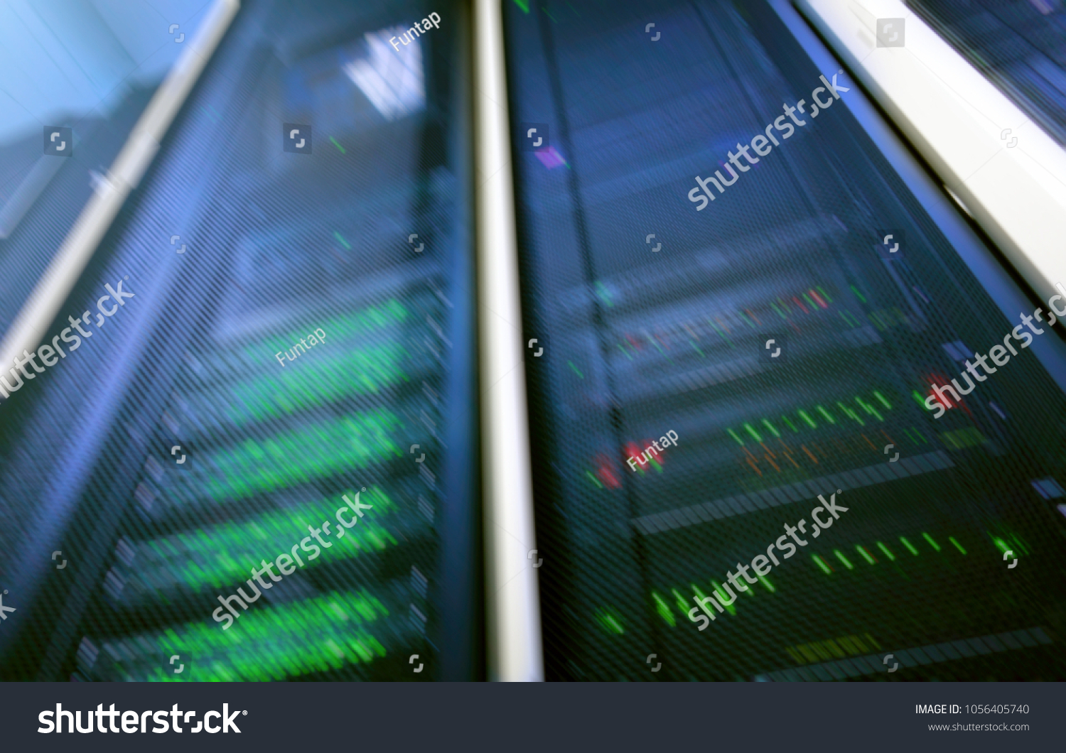 Big Data Information Technology Concept Supercomputer Stock Photo 1056405740 | Shutterstock
