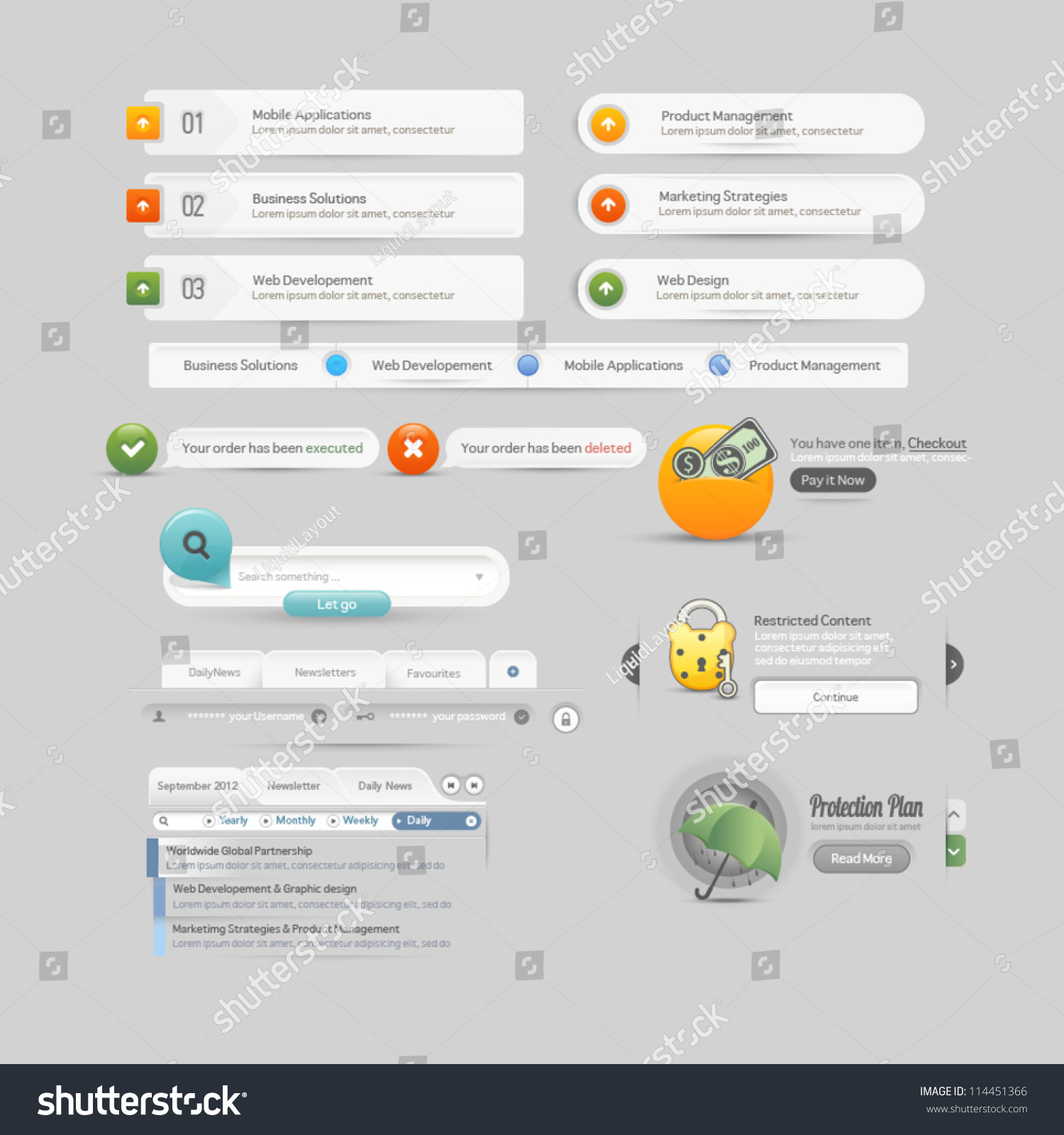 Listing Page Ui Design Images: Browse 58,846 Stock Photos & Vectors Free Download with Trial ...