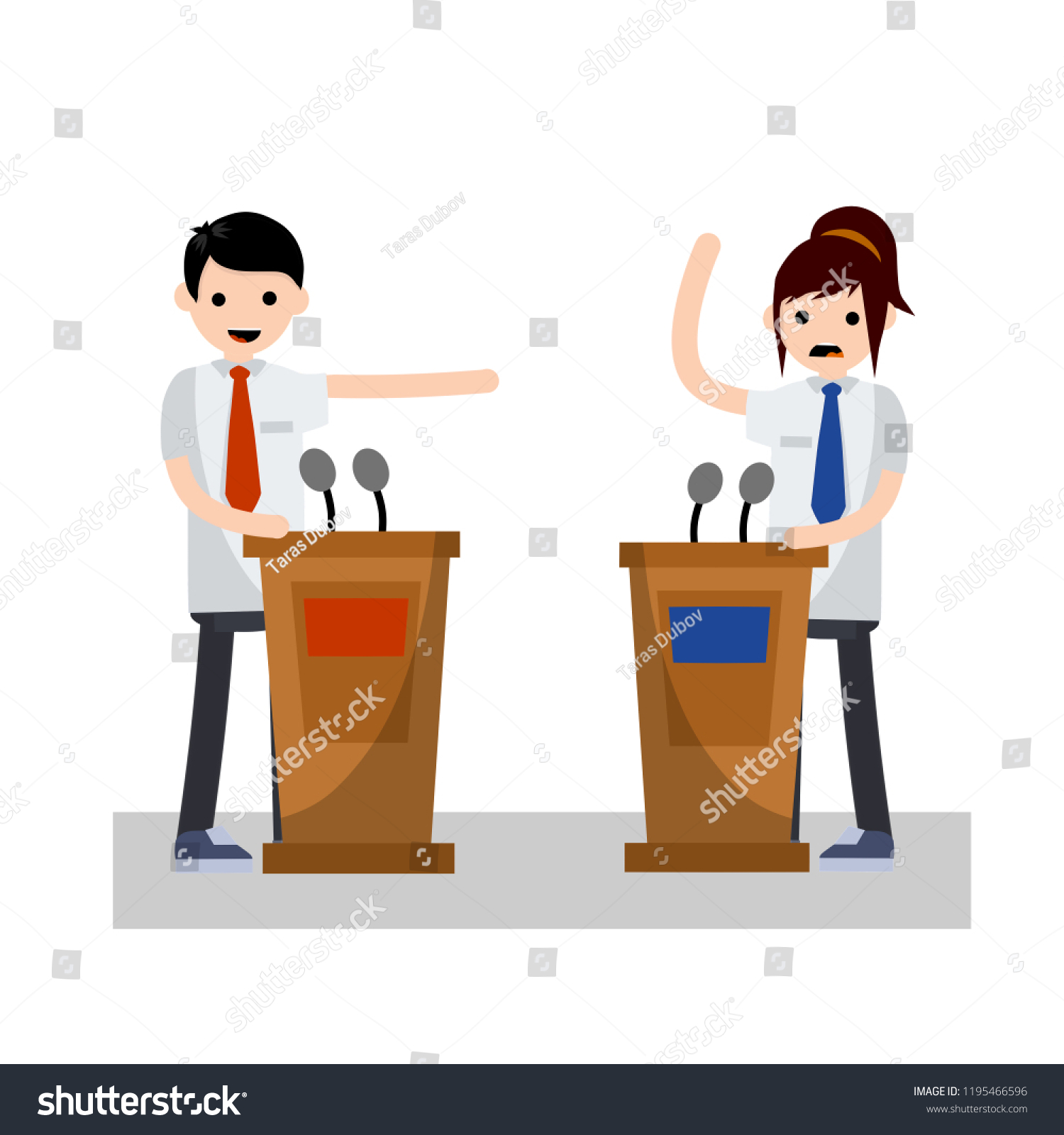 21 Woman Standing On Tribune Team Debate Vector Images, Stock Photos & Vectors | Shutterstock