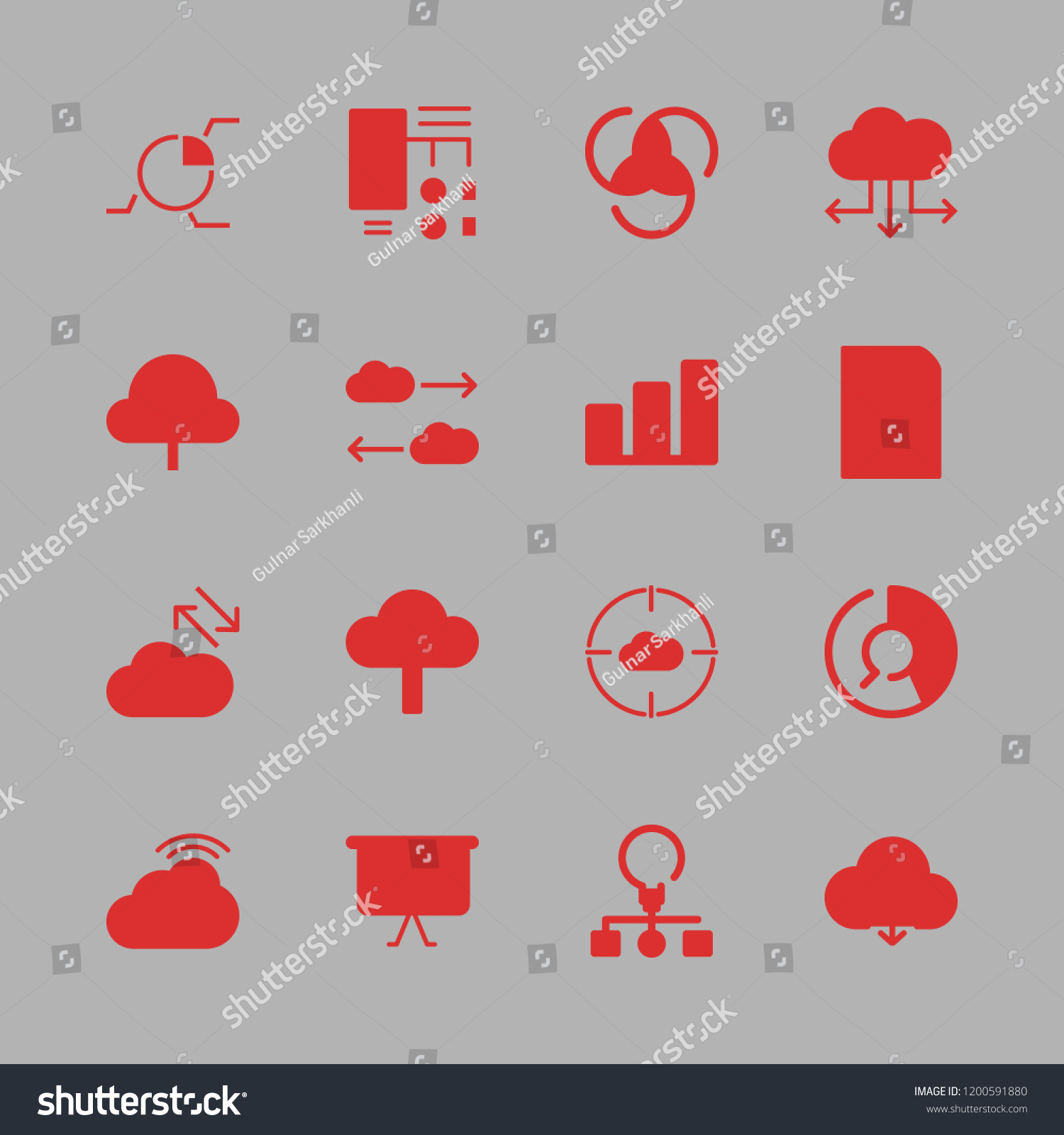 Diagram Icon Set Vector Set About Stock Vector (Royalty Free ...