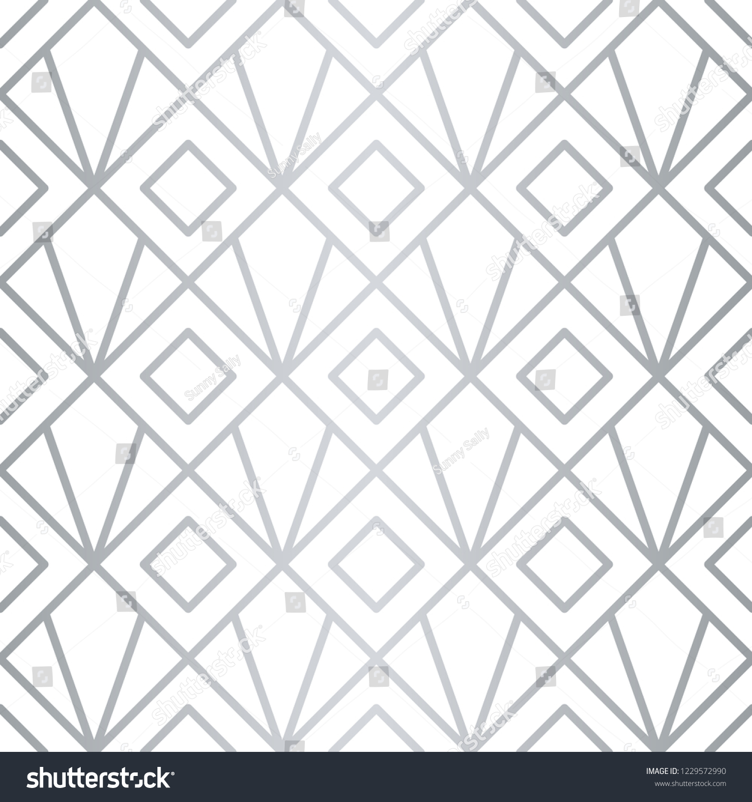 Beautiful Geometric Pattern Seamless Vector Lines Stock Vector (Royalty ...