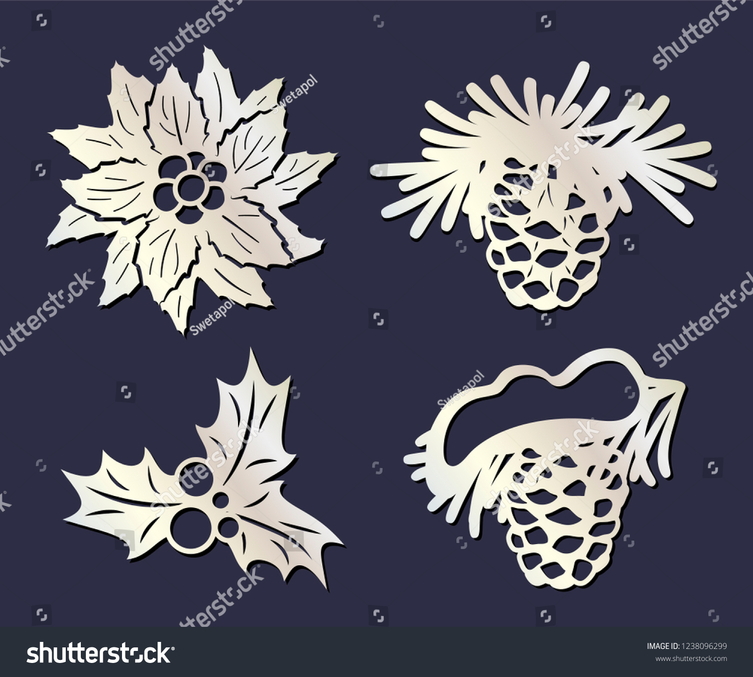 2,215 Poinsettia silhouette 图片、库存照片和矢量图 | Shutterstock