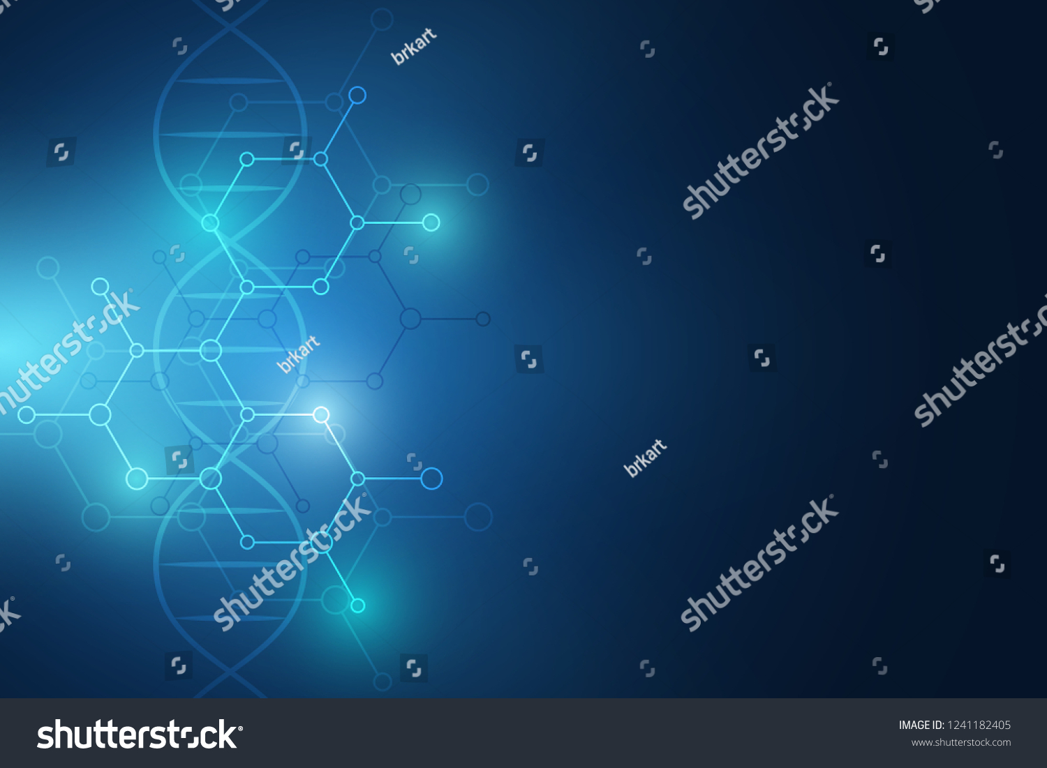Molecular Structures Hexagons Elements Abstract Geometric Stock Illustration 1241182405