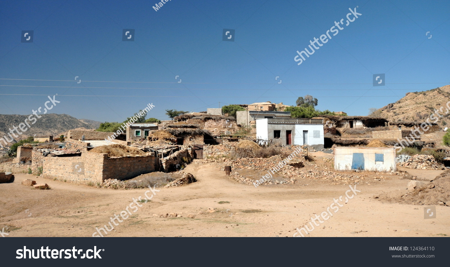Typical Village Eritrea Stock Photo 124364110 | Shutterstock