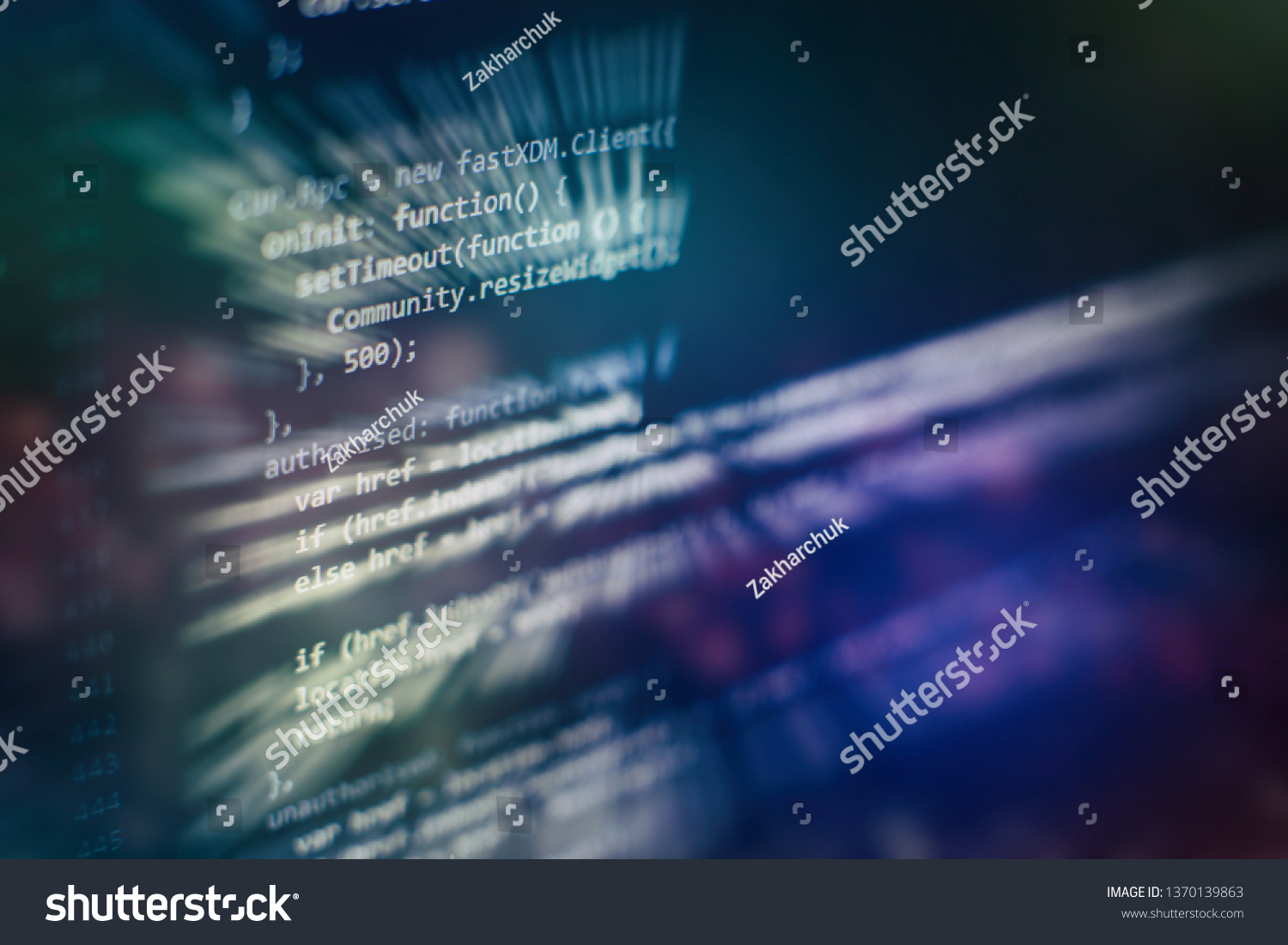 Programming Source Code Html Website Development Stock Photo 1370139863 | Shutterstock