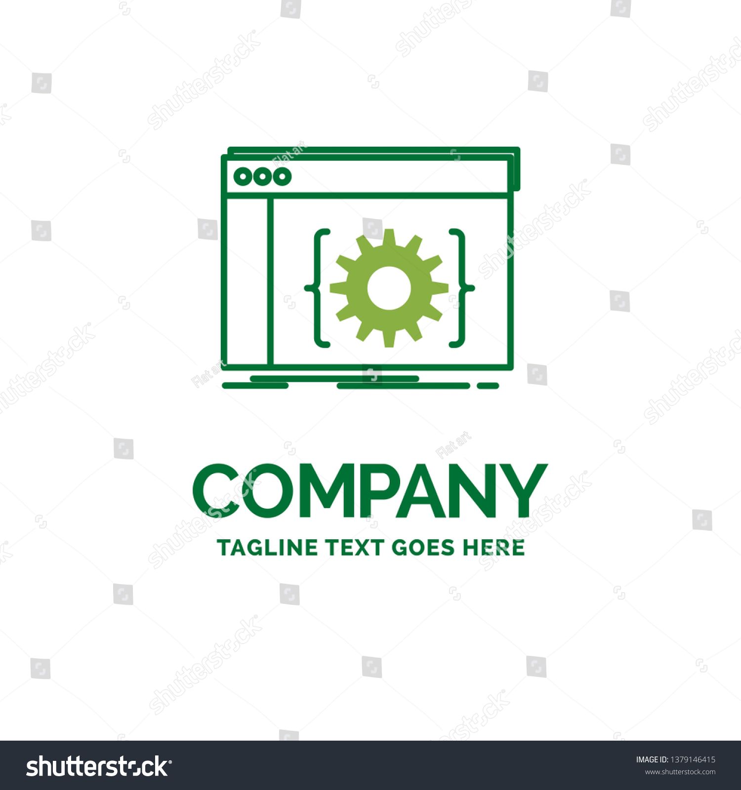Api App Coding Developer Software Flat Stock Vector Royalty Free