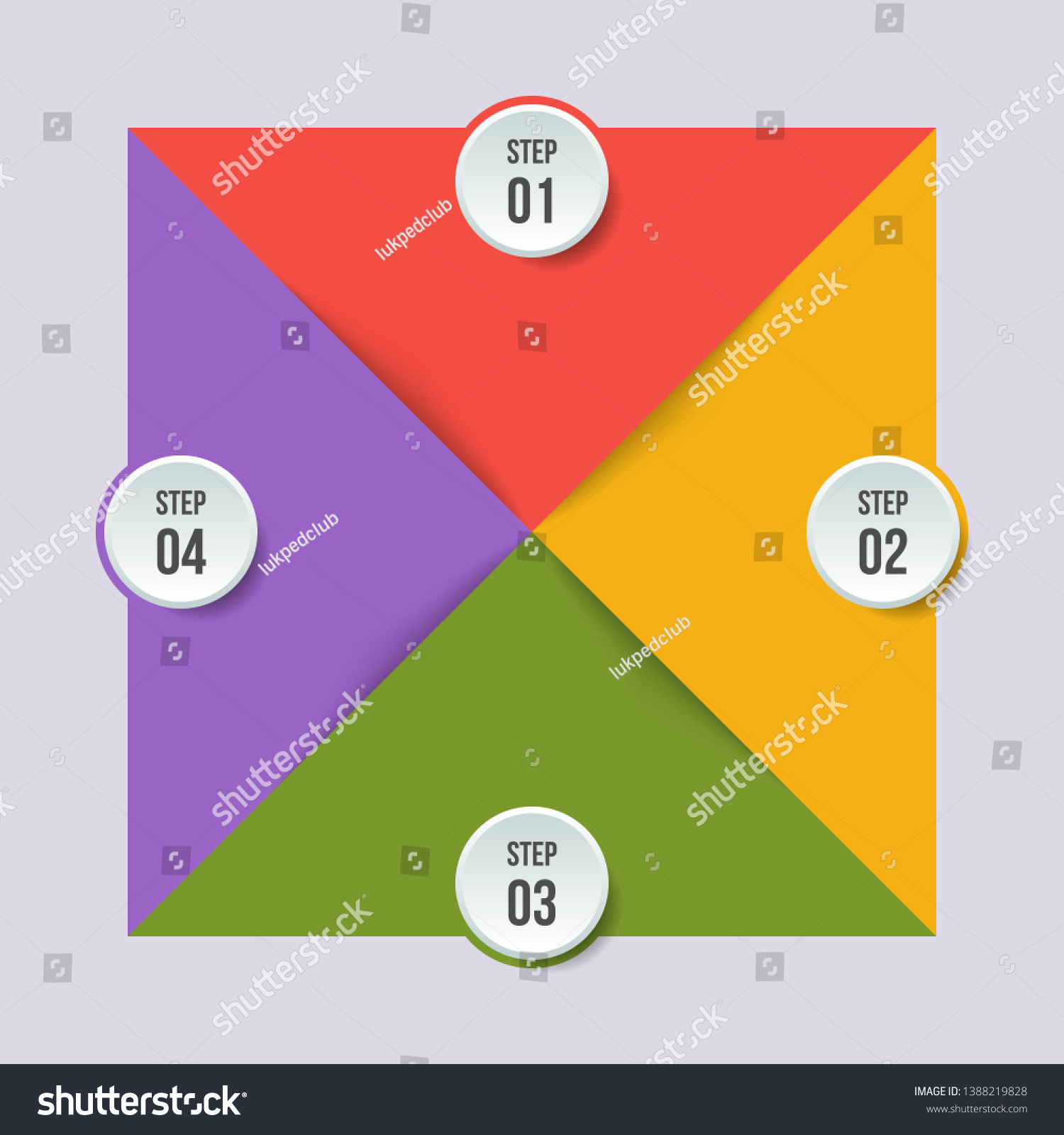 4-steps-chart-infographic-diagram
