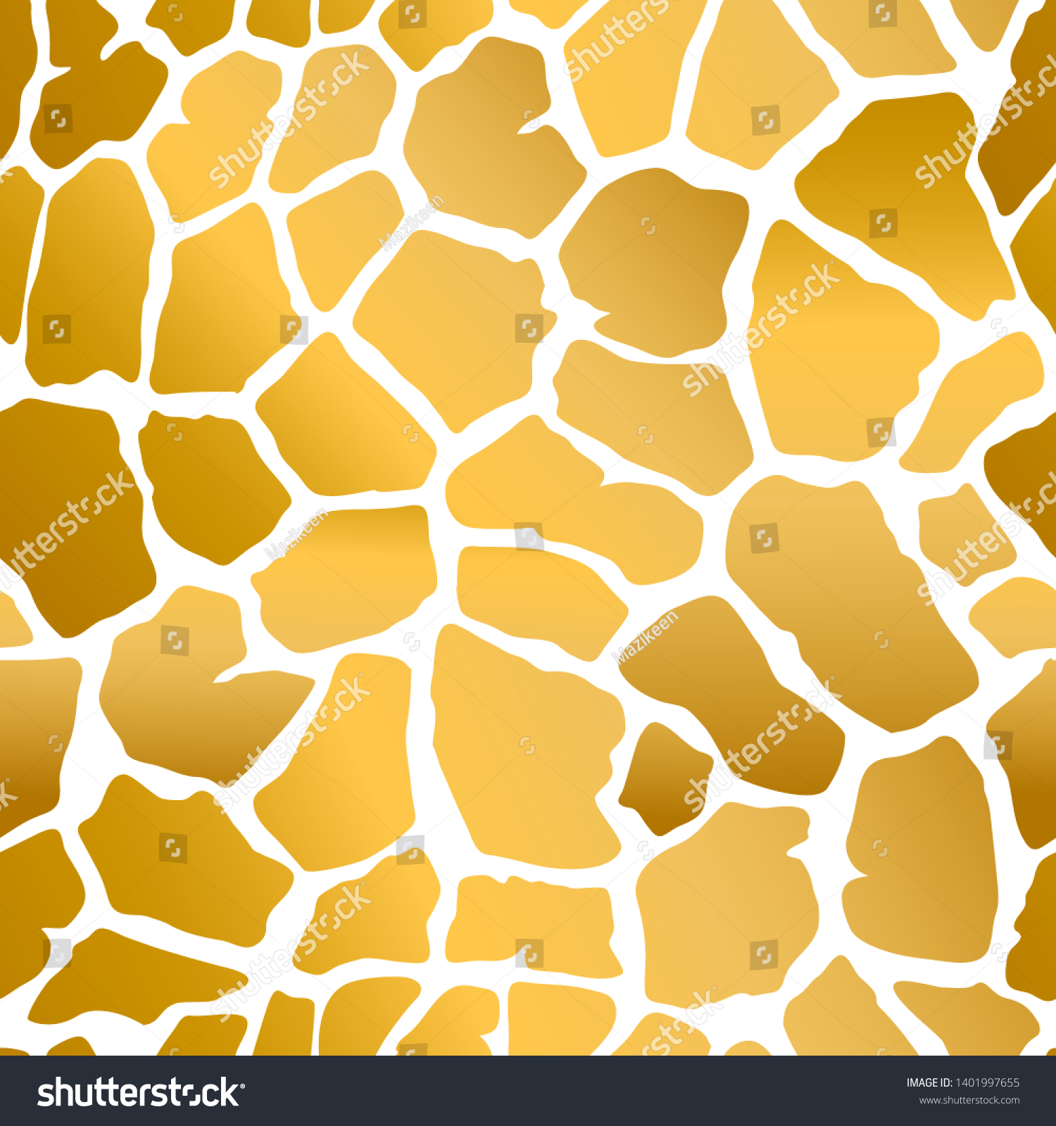 Giraffe Animal Skin Print Seamless Texture Stock Vector (Royalty Free ...