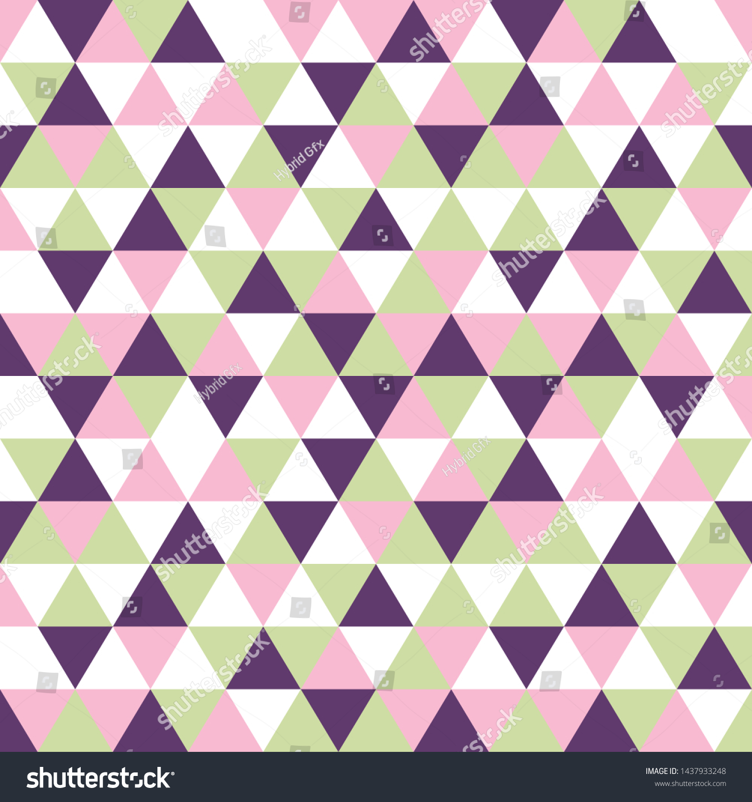 Tribal Triangles Grid Mosaic Tiles Lines Stock Vector Royalty Free 1437933248 Shutterstock