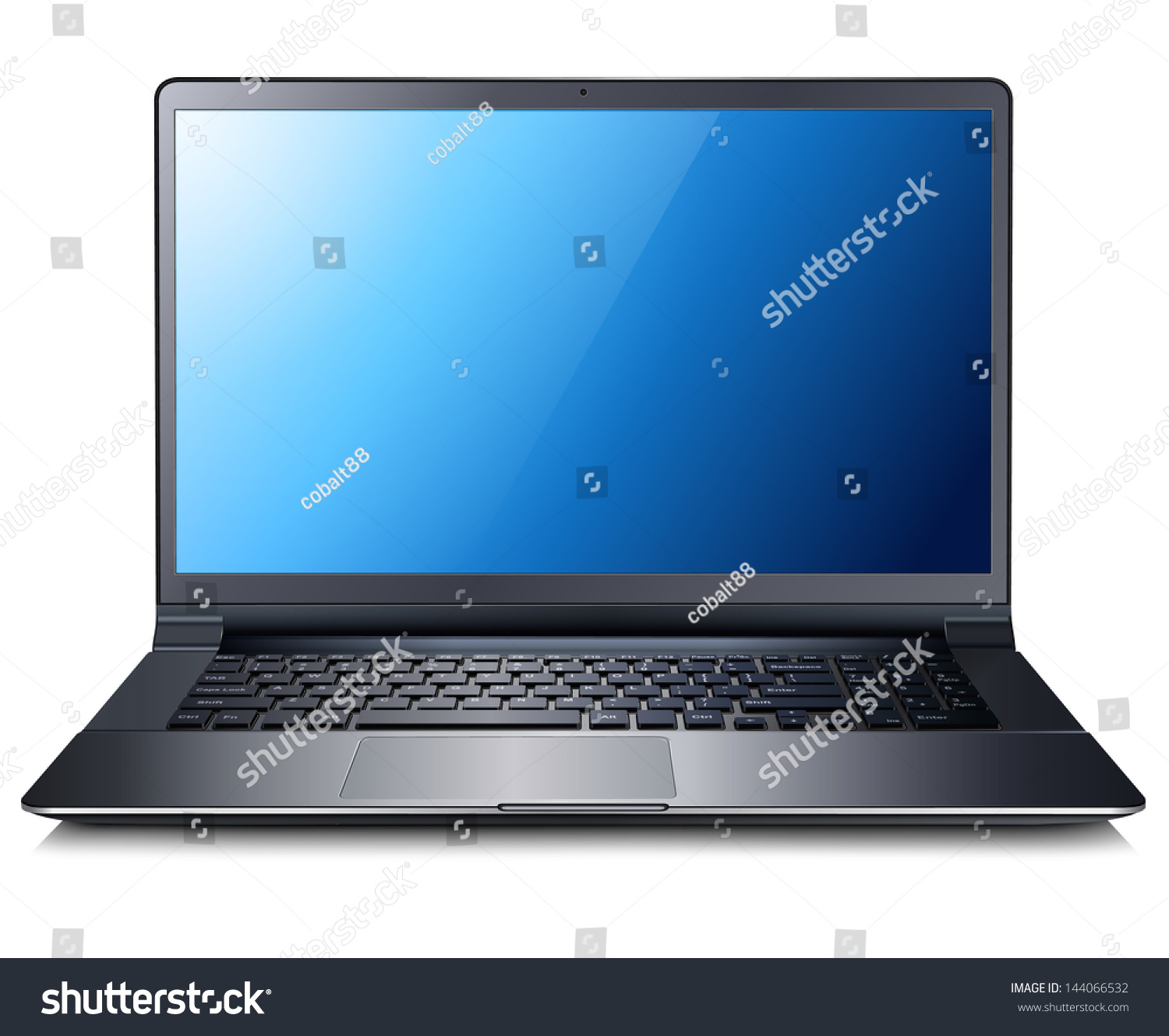 Laptop Computer Vector Illustration Stock Vector (Royalty Free ...