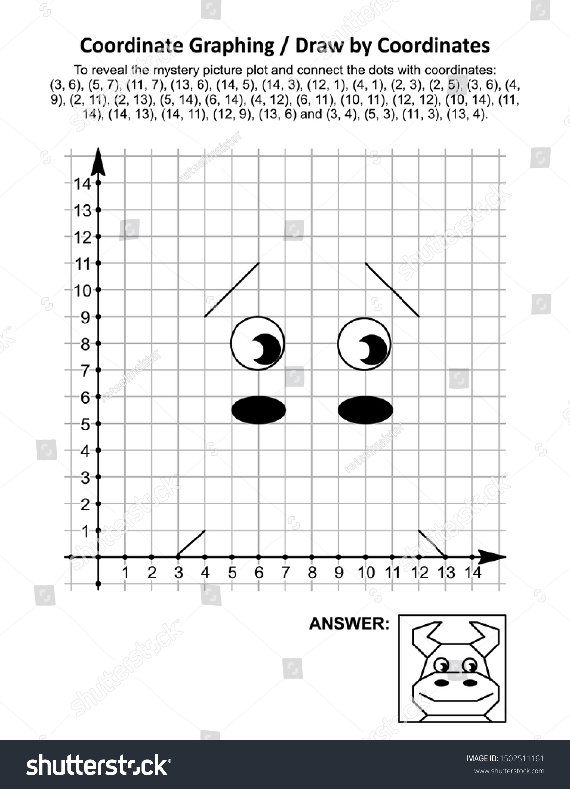 Connect The Dots Graphing Coordinates Worksheet New York Coordinate