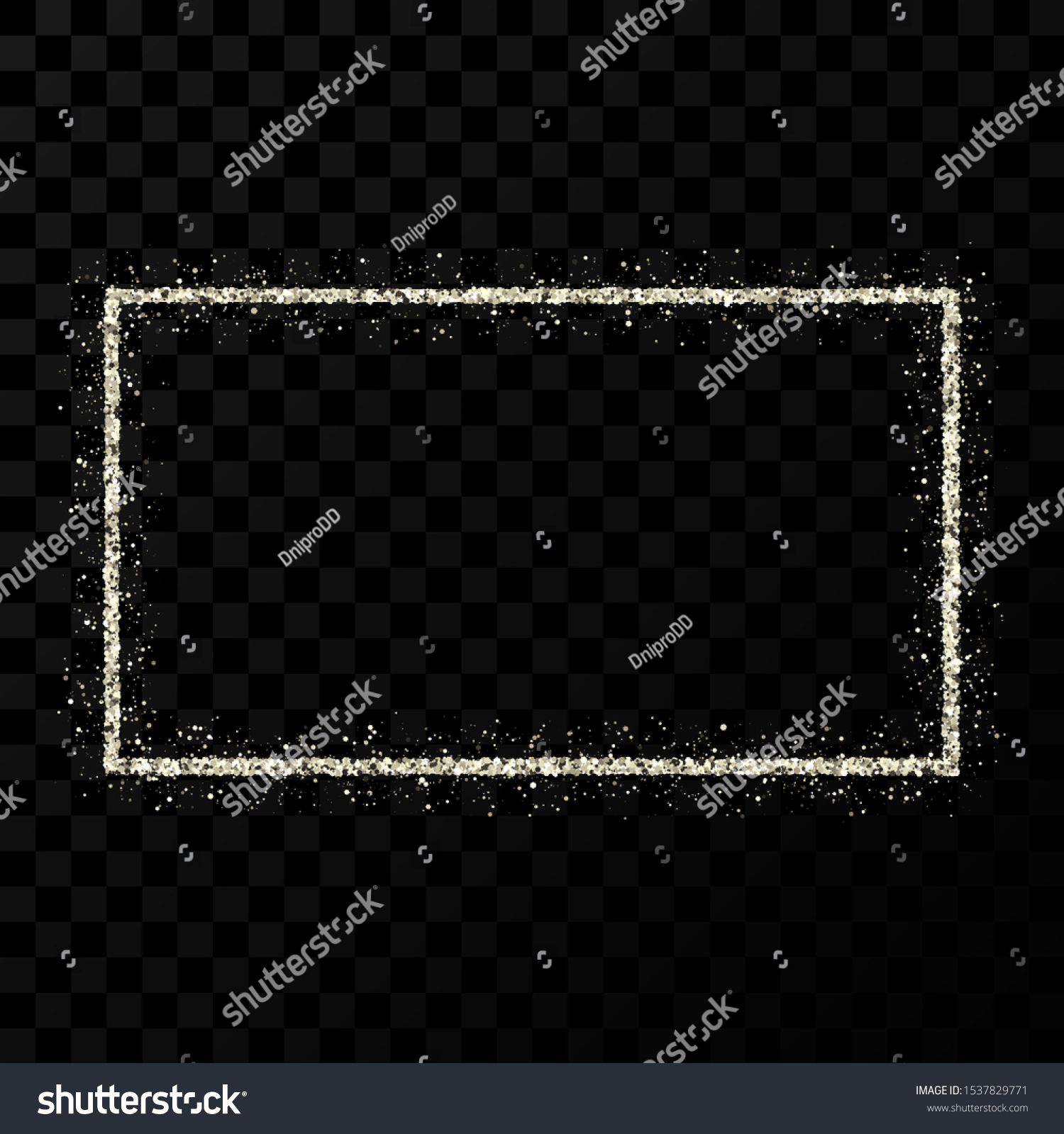 Silver Glitter Frame Rectangle Vertical Frame Stock Vector (Royalty Free) 1537829771 | Shutterstock