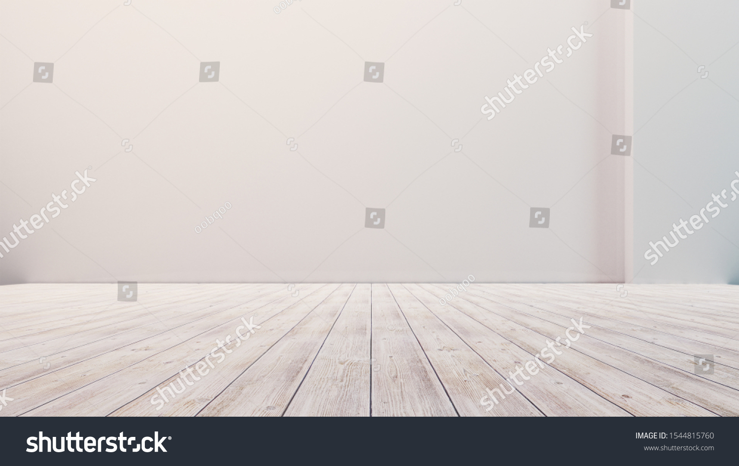 Empty Area White Walls Floor Empty Stock Illustration 1544815760 ...