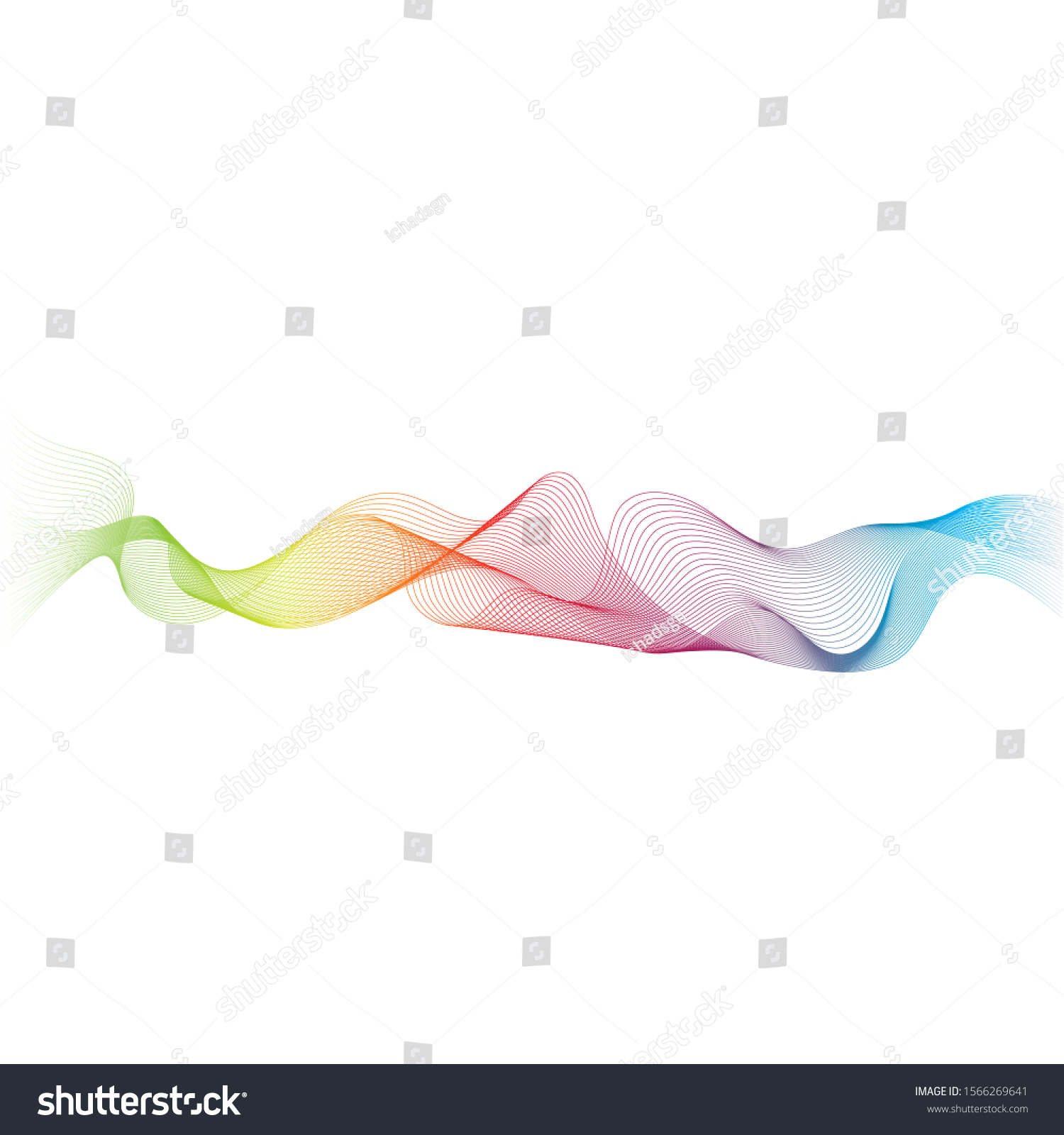 Abstract Color Wave Flow Design Element Stock Vector (Royalty Free) 1566269641 | Shutterstock