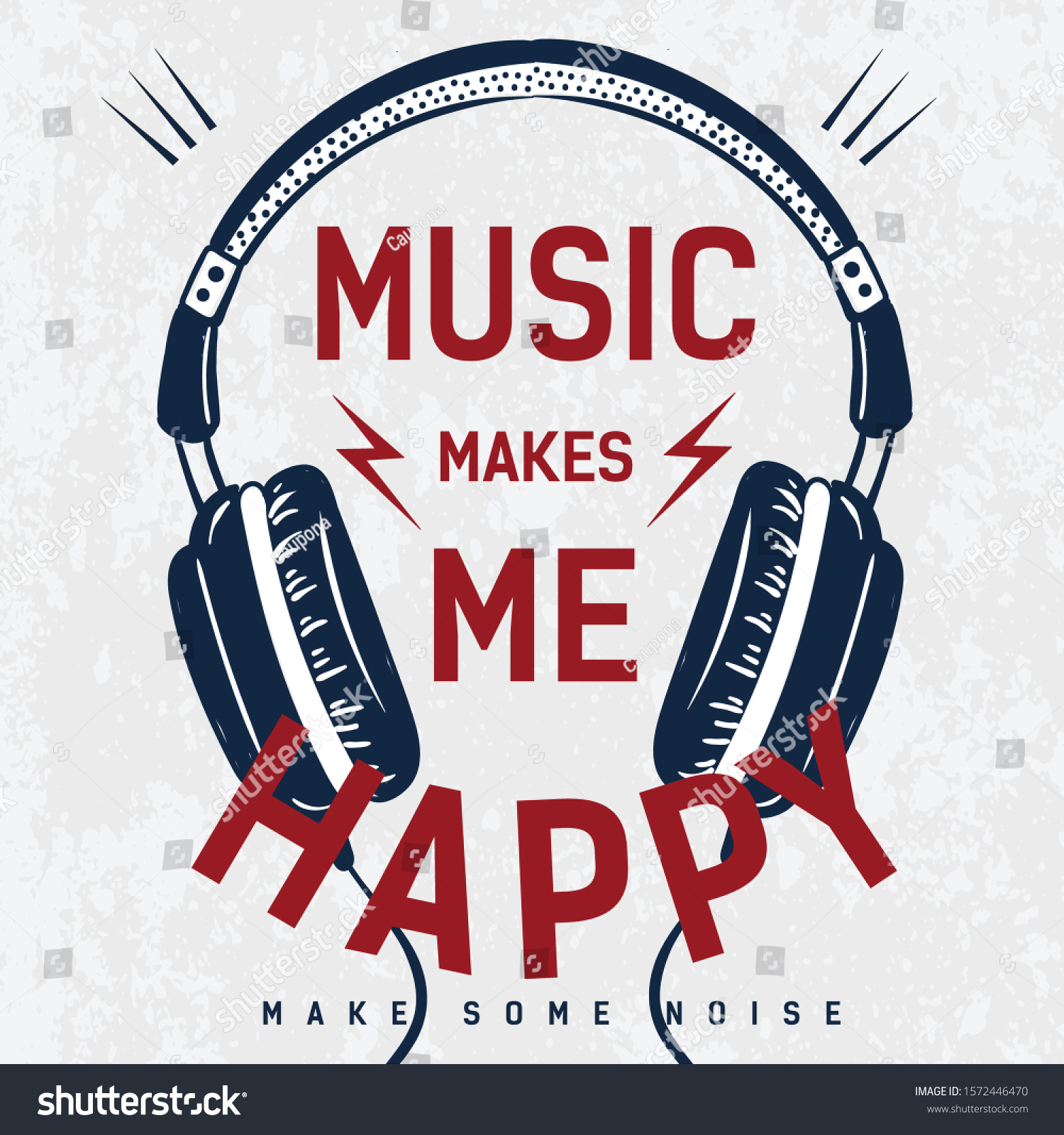 Music Makes Me Happy Clipart Face