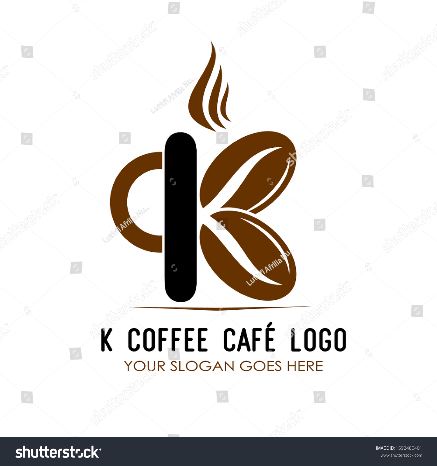 1,997 K Cafe Logo Images, Stock Photos & Vectors | Shutterstock