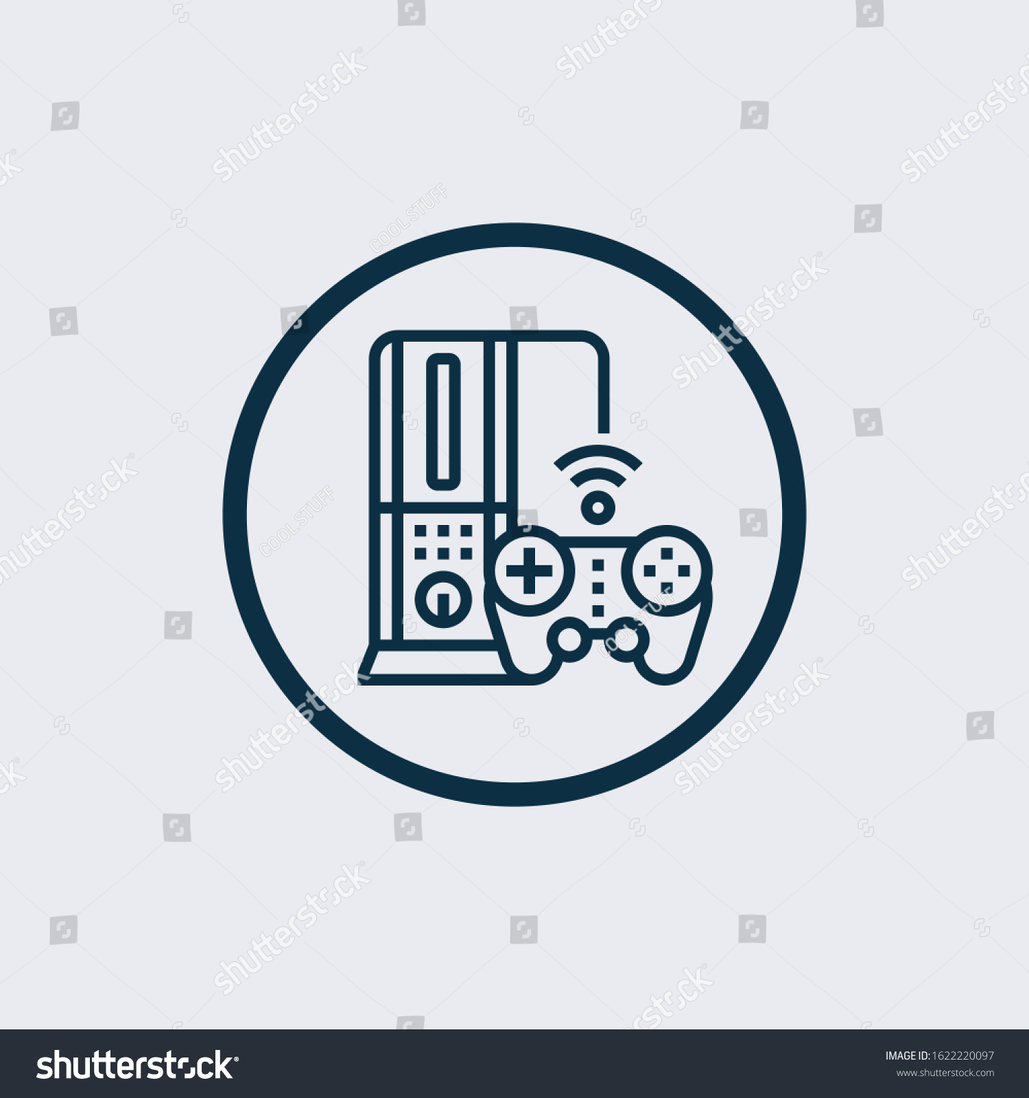 Game Console Icon Vector Gaming Collection Stock Vector Royalty Free 1622220097 Shutterstock