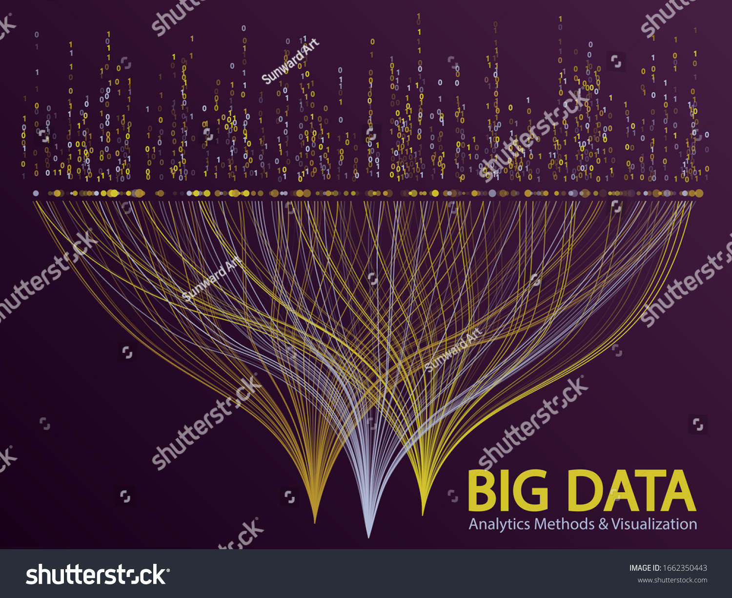 Big Data Analytics Methods Visualization Concept Stock Vector (Royalty ...