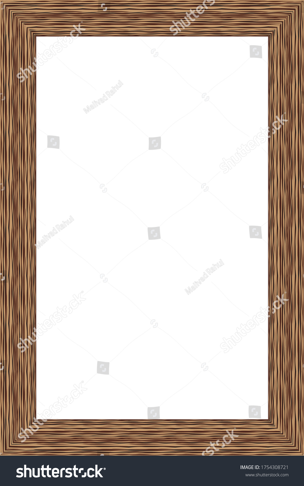 Vector Border Designcolored Photo Frame Stock Vector (Royalty Free ...