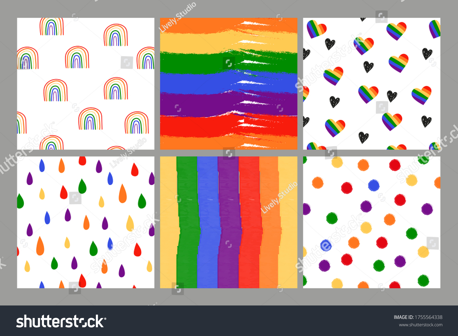 Pride Pattern Seamless: Over 9,594 Royalty-Free Licensable Stock ...